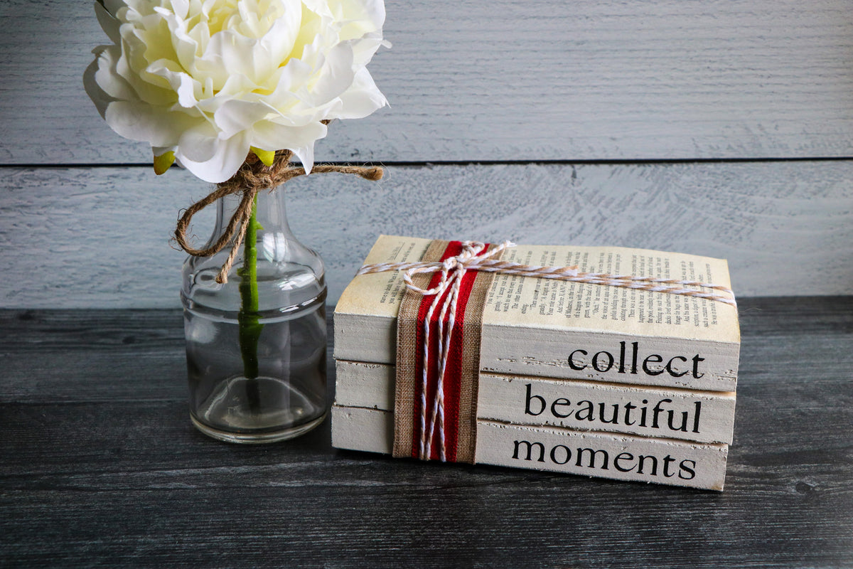 Collect Beautiful Moments Book Set | Painted Book Stack – Kelly Riley ...