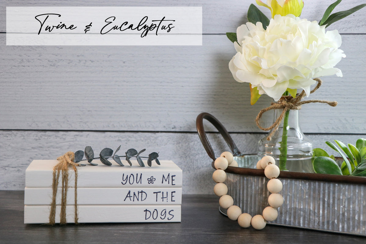 Custom Hand Stamped Faux Book Stack – Kelly Riley Design